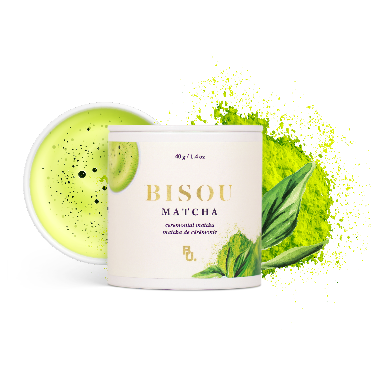 Premium Ceremonial Matcha (40 G) – Bisou Bar
